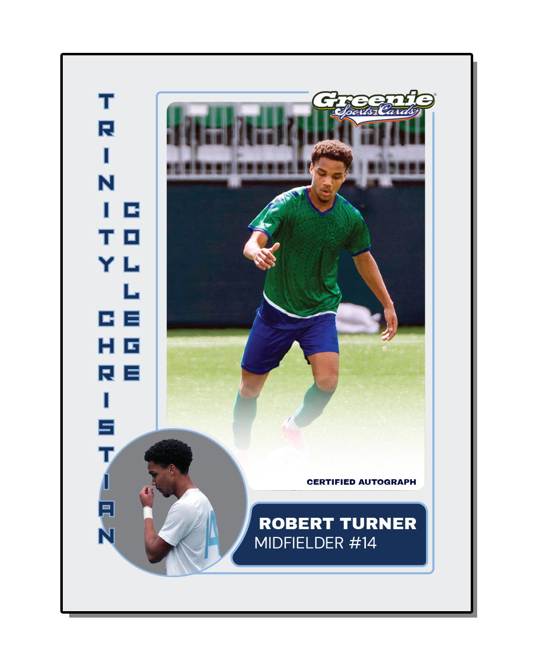 ROBERT TURNER Certified Autograph Trading Card 2025 Greenie Sports Car ...